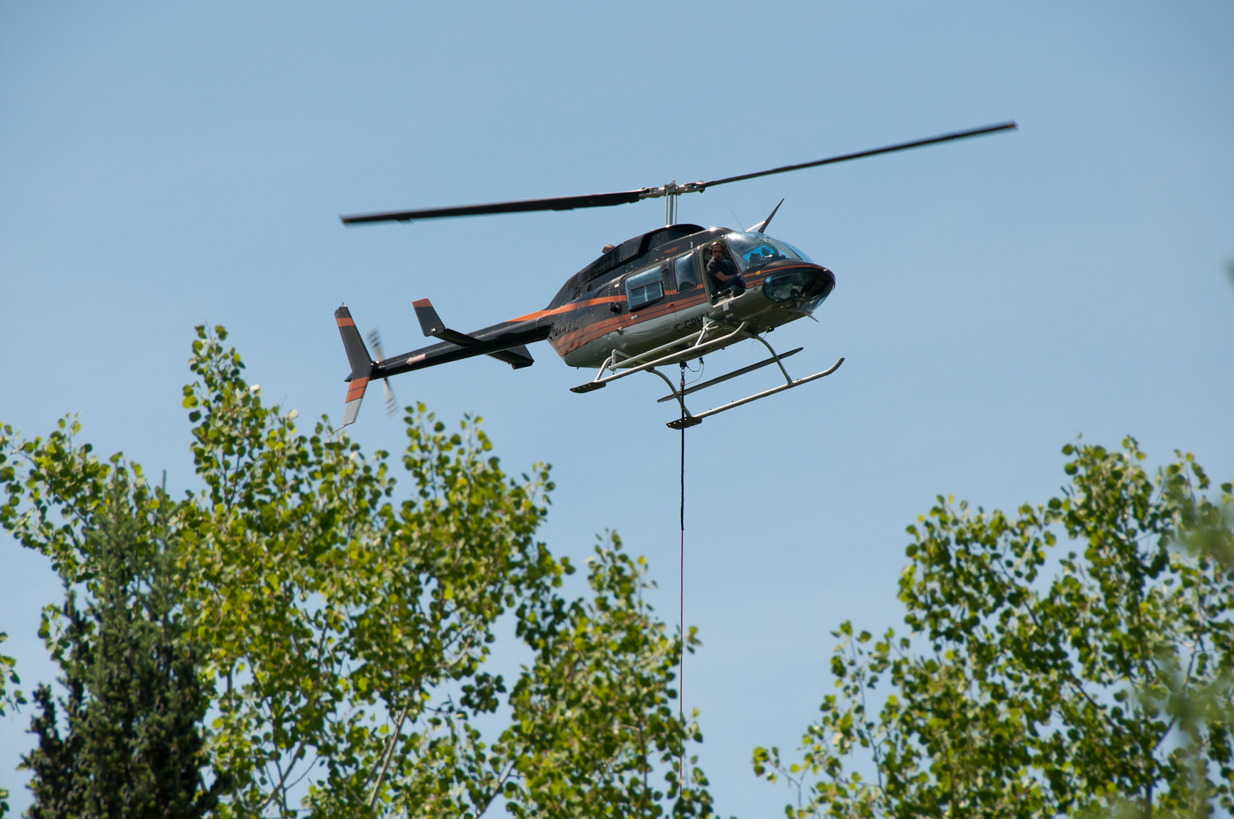 Trail Maintenance by Helicopter on the Pinawa Trails | The Trail Lady